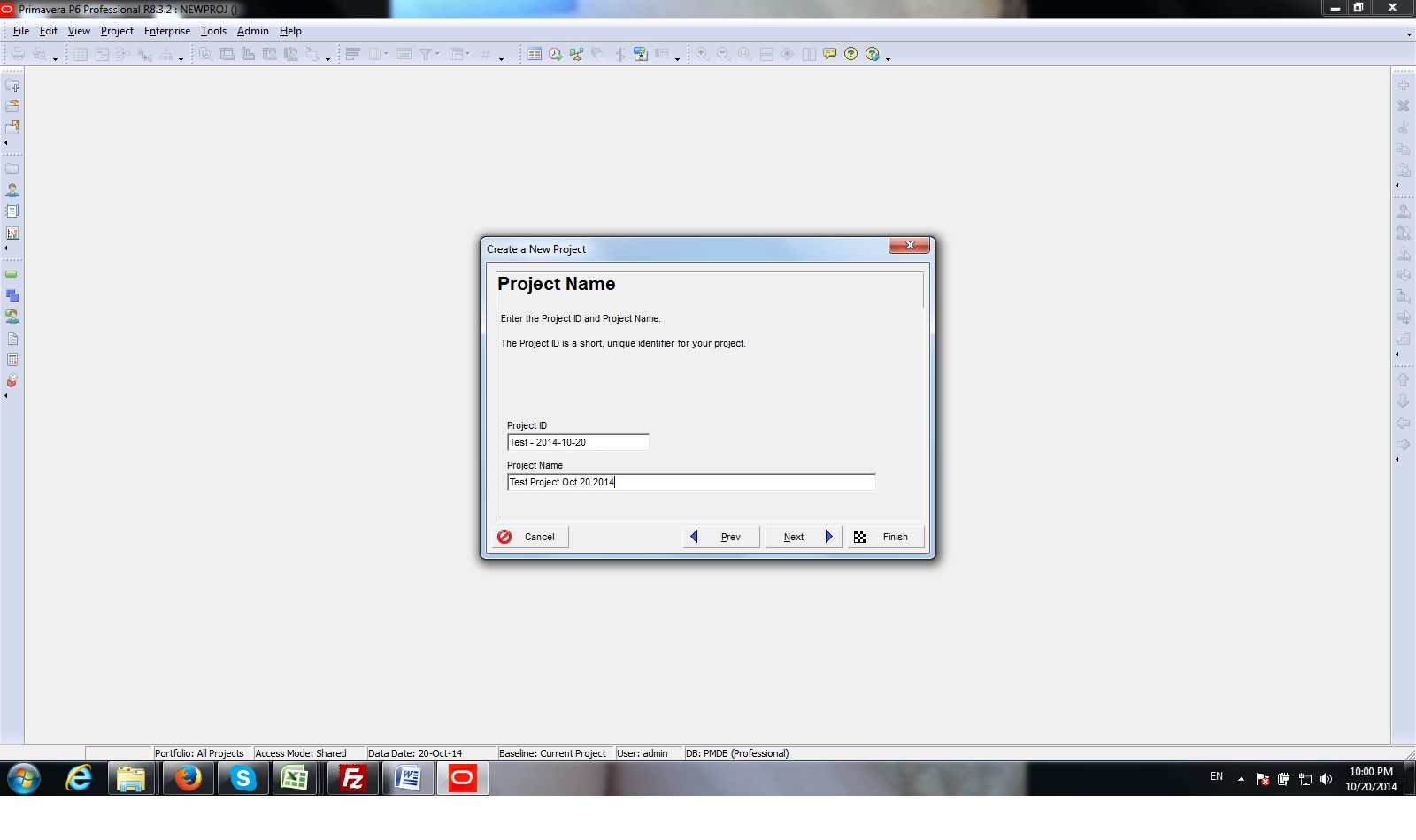 Creating a new Project on Primavera P6 – ConstructMagazine.Com