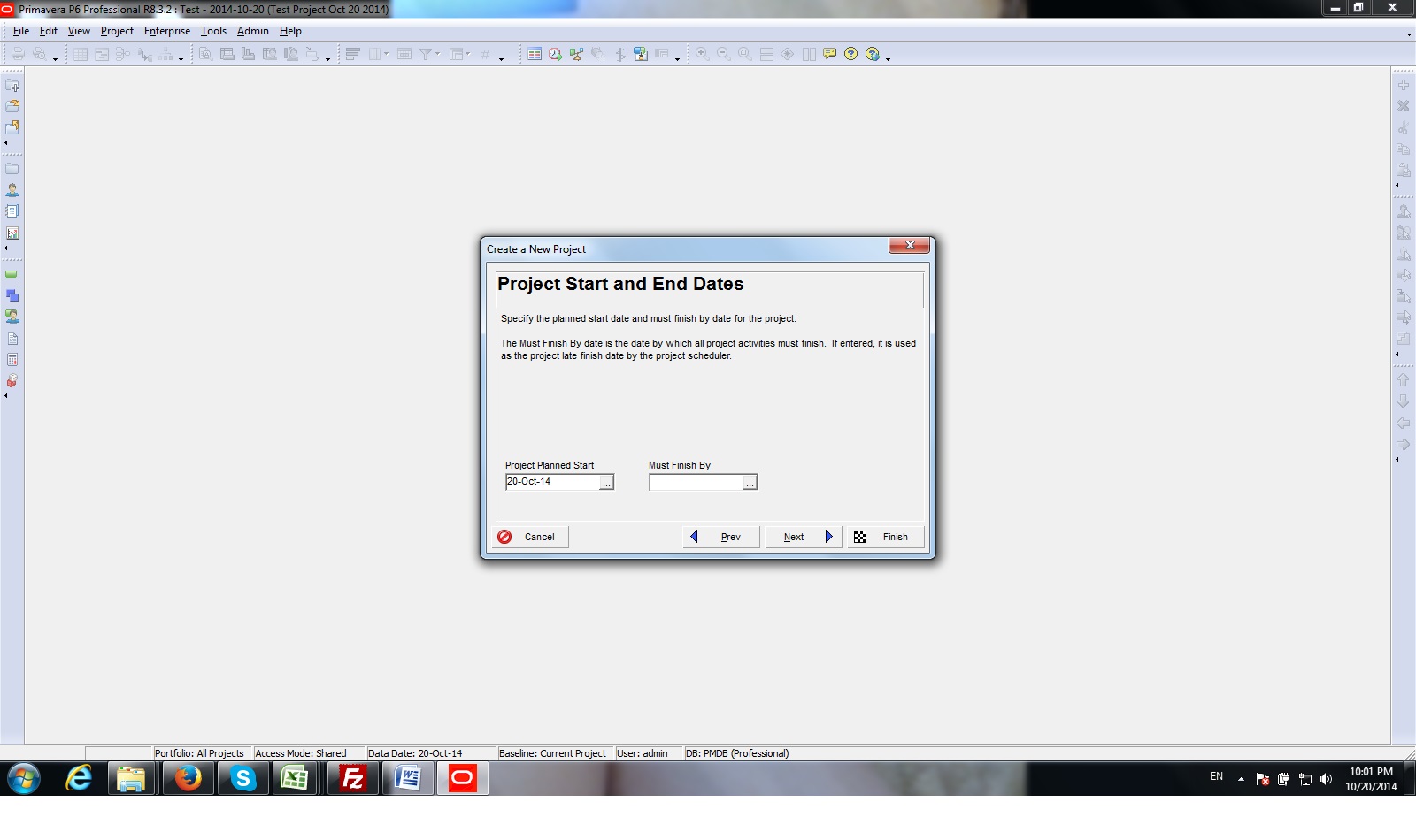 Creating a new Project on Primavera P6 – ConstructMagazine.Com
