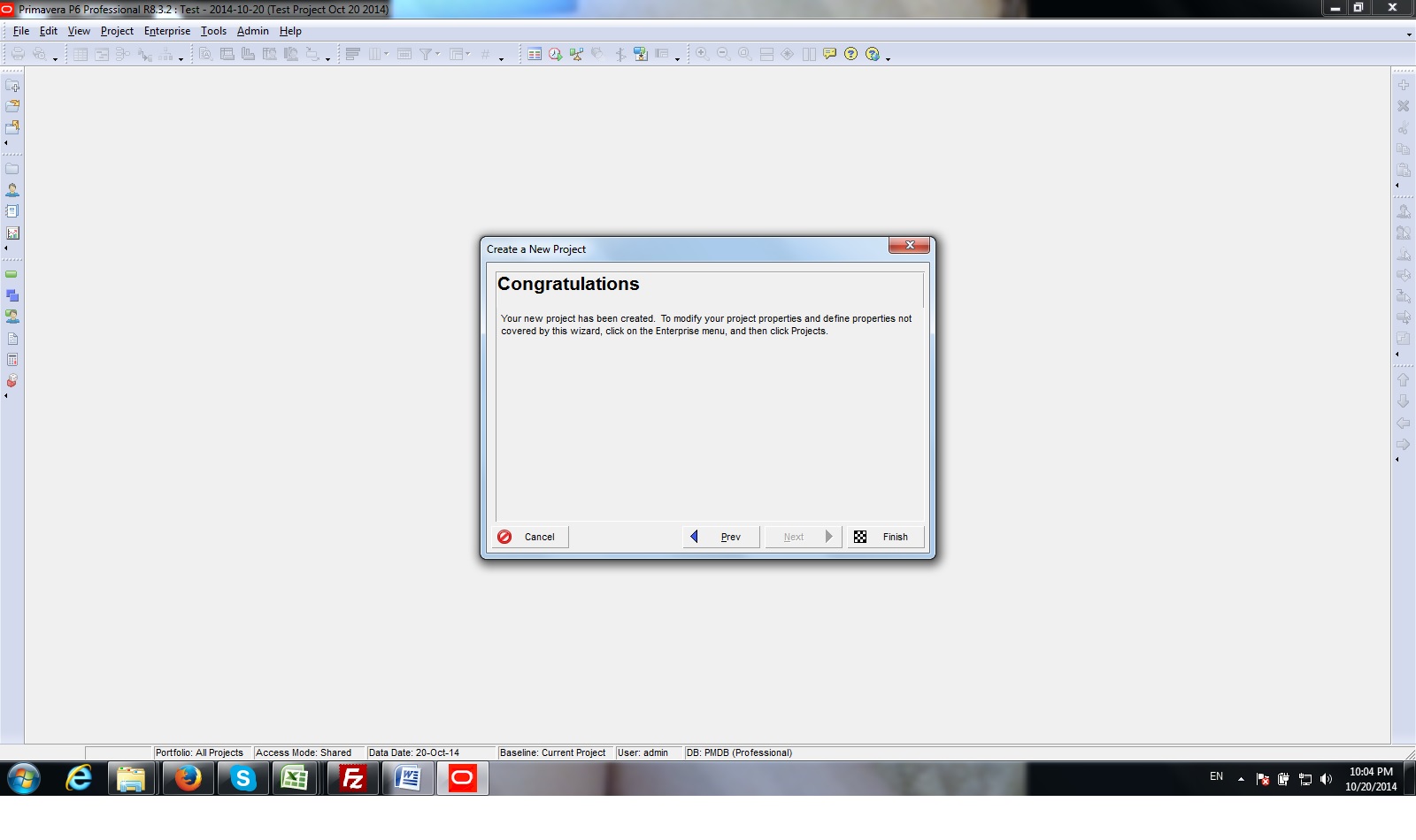 Creating a new Project on Primavera P6 – ConstructMagazine.Com
